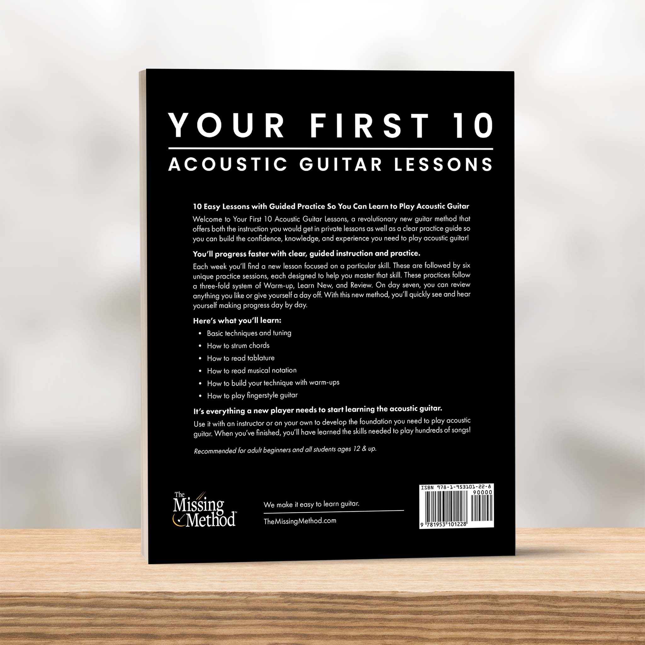 Your First 10 Acoustic Guitar Lessons – Tenterhook Books