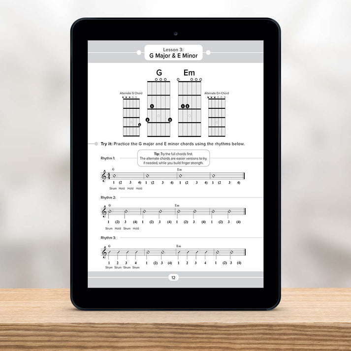 Guitar Chord Master 1: Basic Chords & Strumming Patterns (PDF ...